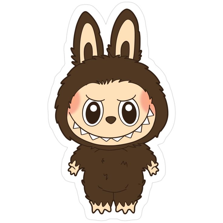 Patrón Labubu Marrón